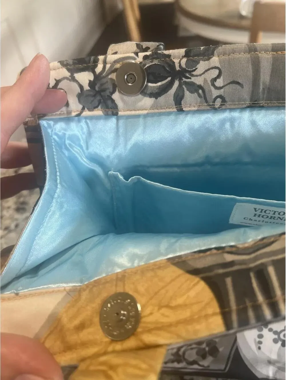 Bags | Victoria Horner Quilted Chinoiserie Tote Bag Ginger Jar Asian ...